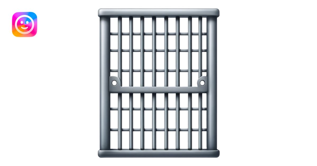 Prison bars emoji | AI Emoji Generator