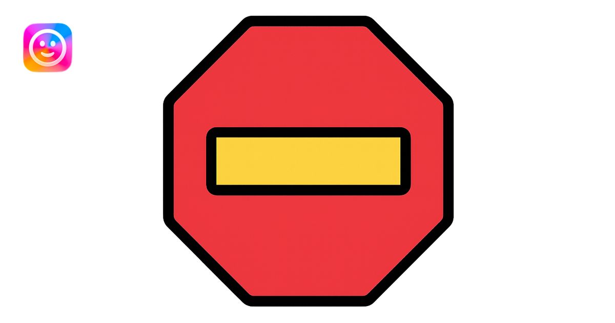 minimalist bright and easily recognizable universal stop symbol icon ...