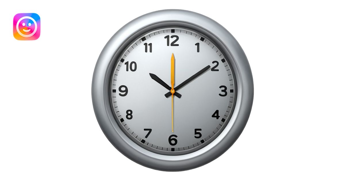can you just make me a clock normal emoji | AI Emoji Generator