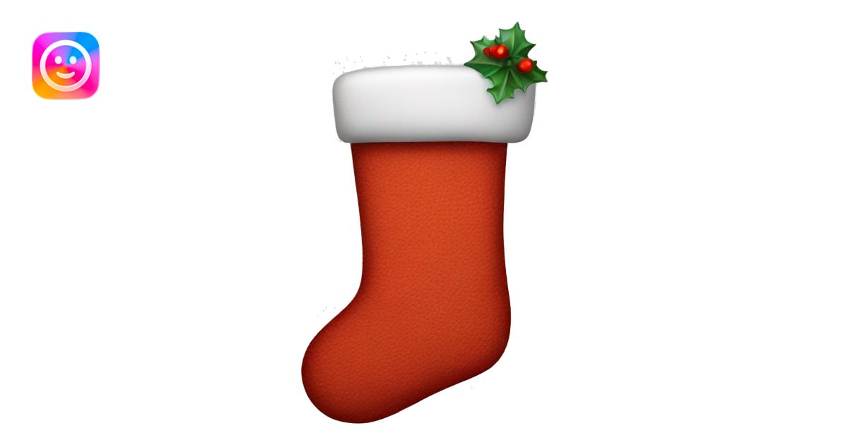 Christmas stocking emoji | AI Emoji Generator