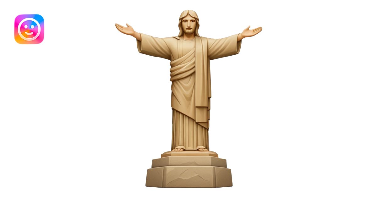 Christ the redeemer emoji | AI Emoji Generator