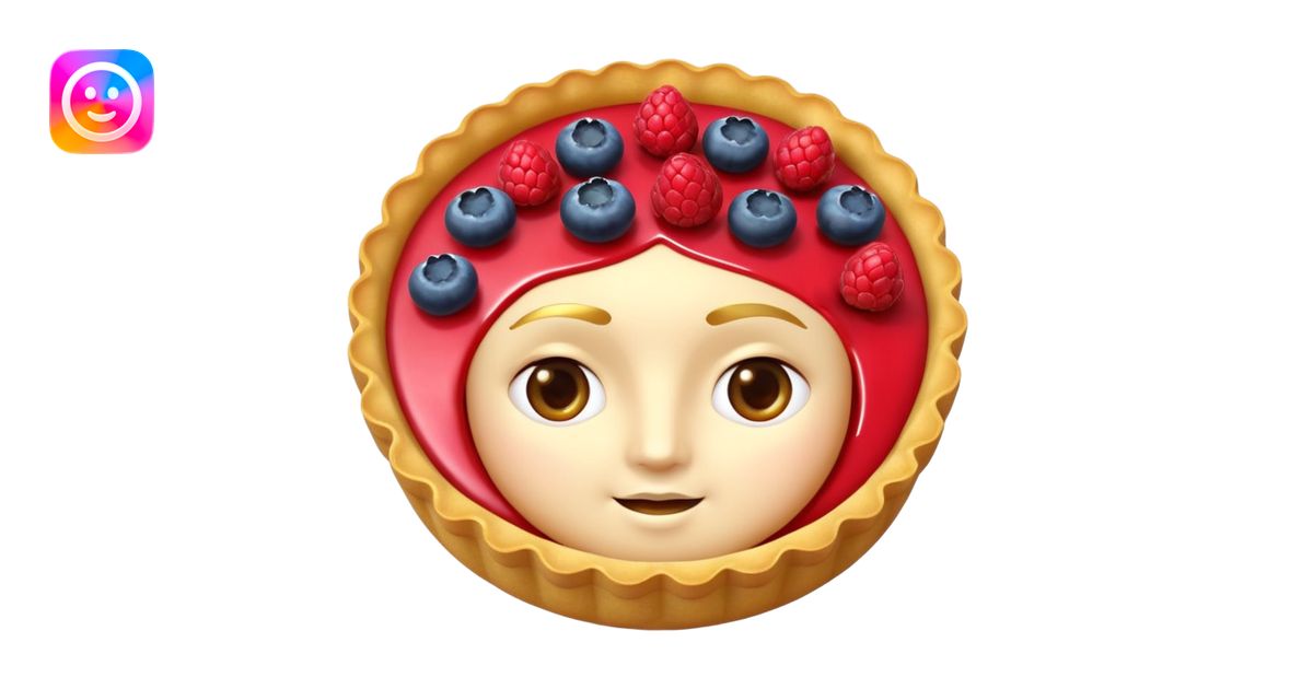 tart food in 3d memoji style emoji | AI Emoji Generator