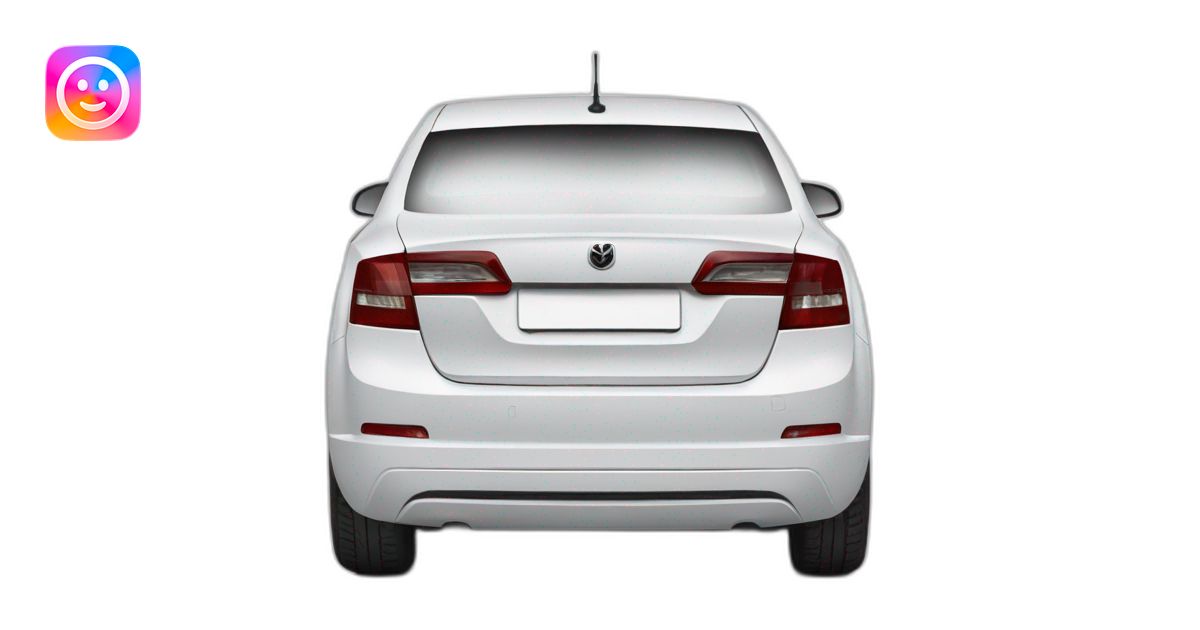 Škoda Octavia II white emoji | AI Emoji Generator