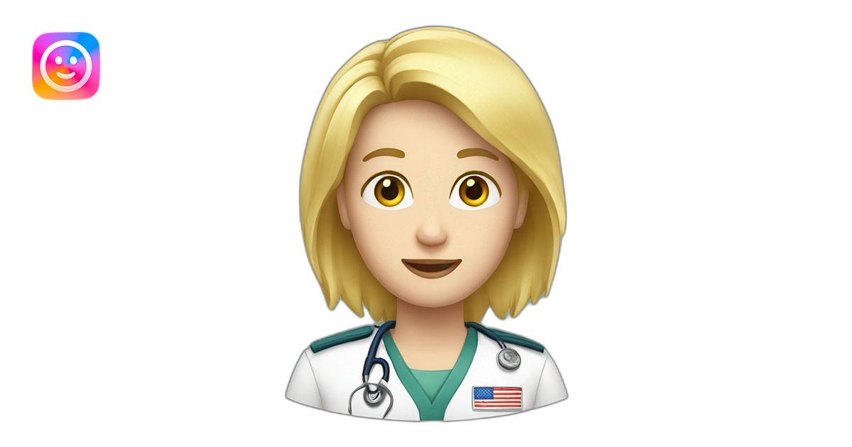 Vet blond emoji | AI Emoji Generator