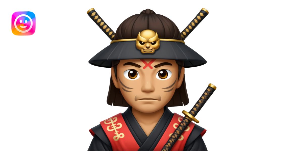cool samurai emoji | AI Emoji Generator