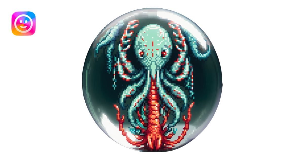 MRI parasitic embryo, digital, fetal small shape in otherworldly bubble ...