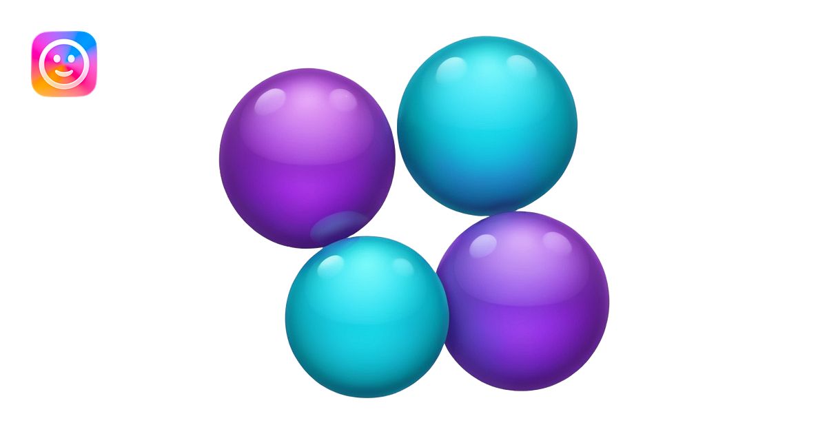 Purple turquoise emoji | AI Emoji Generator
