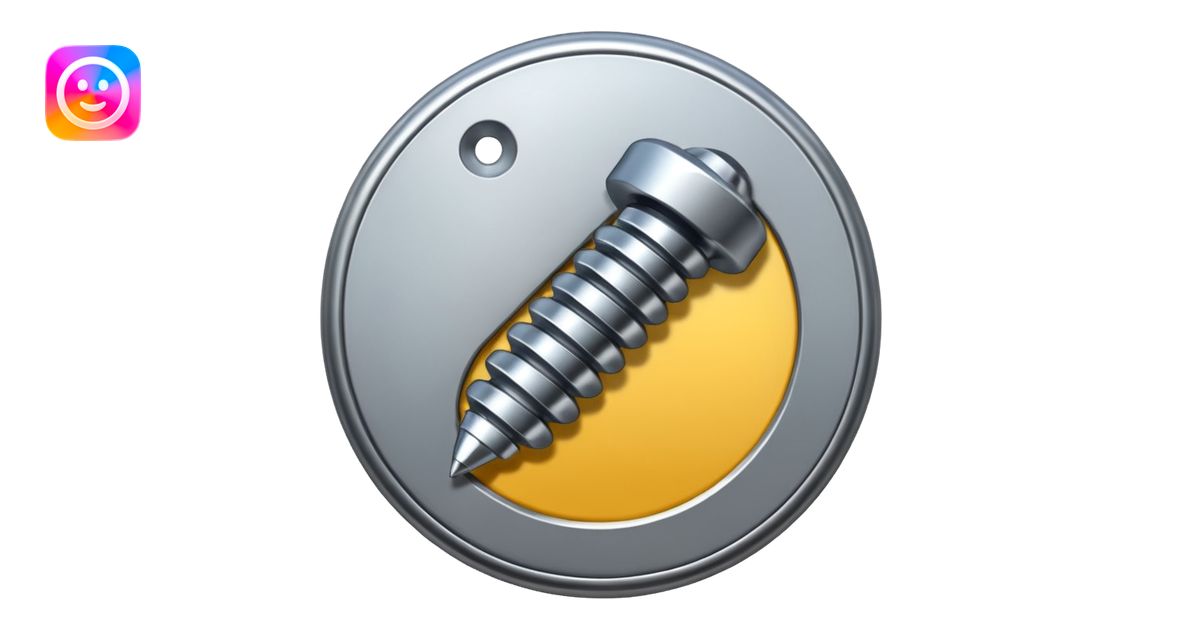 Screw emoji | AI Emoji Generator