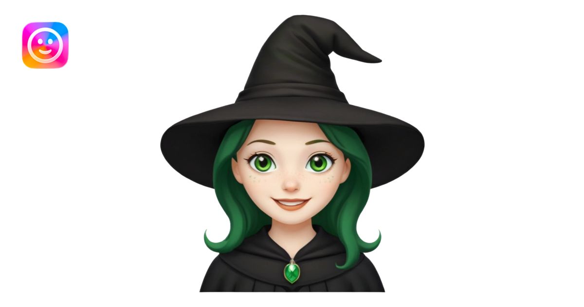 cute witch emoji | AI Emoji Generator