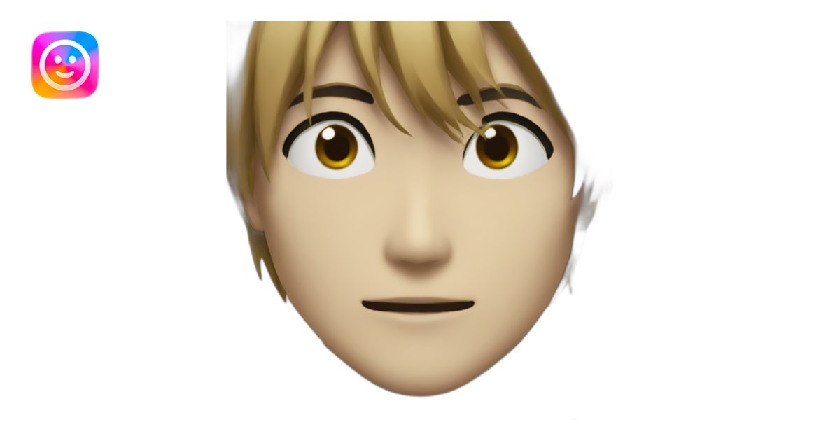 Yagami Kira face emoji | AI Emoji Generator