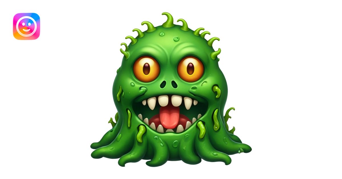 A garbage monster emoji | AI Emoji Generator