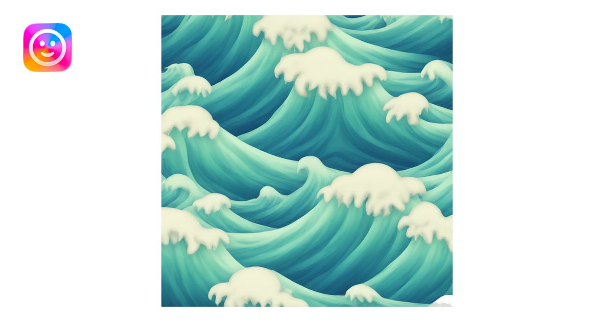 ocean waves emoji | AI Emoji Generator