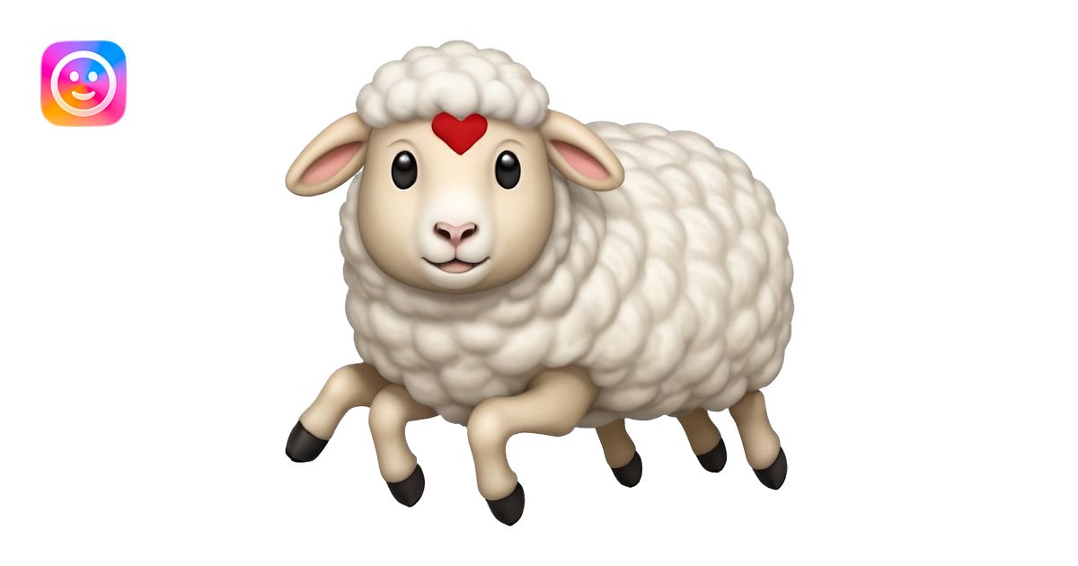 sheep jumping emoji | AI Emoji Generator