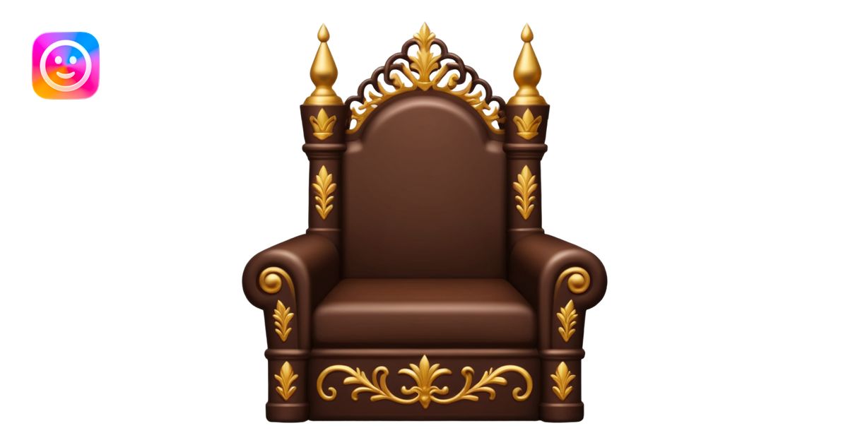chocolate throne emoji | AI Emoji Generator