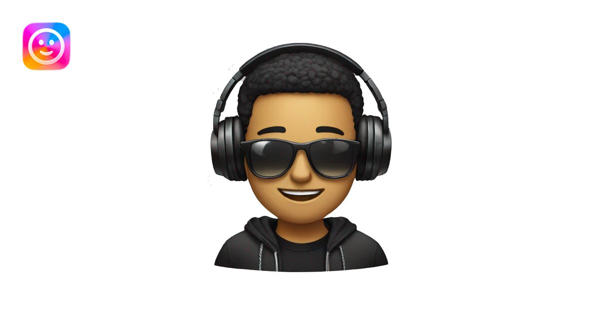 DJ and MC emoji | AI Emoji Generator