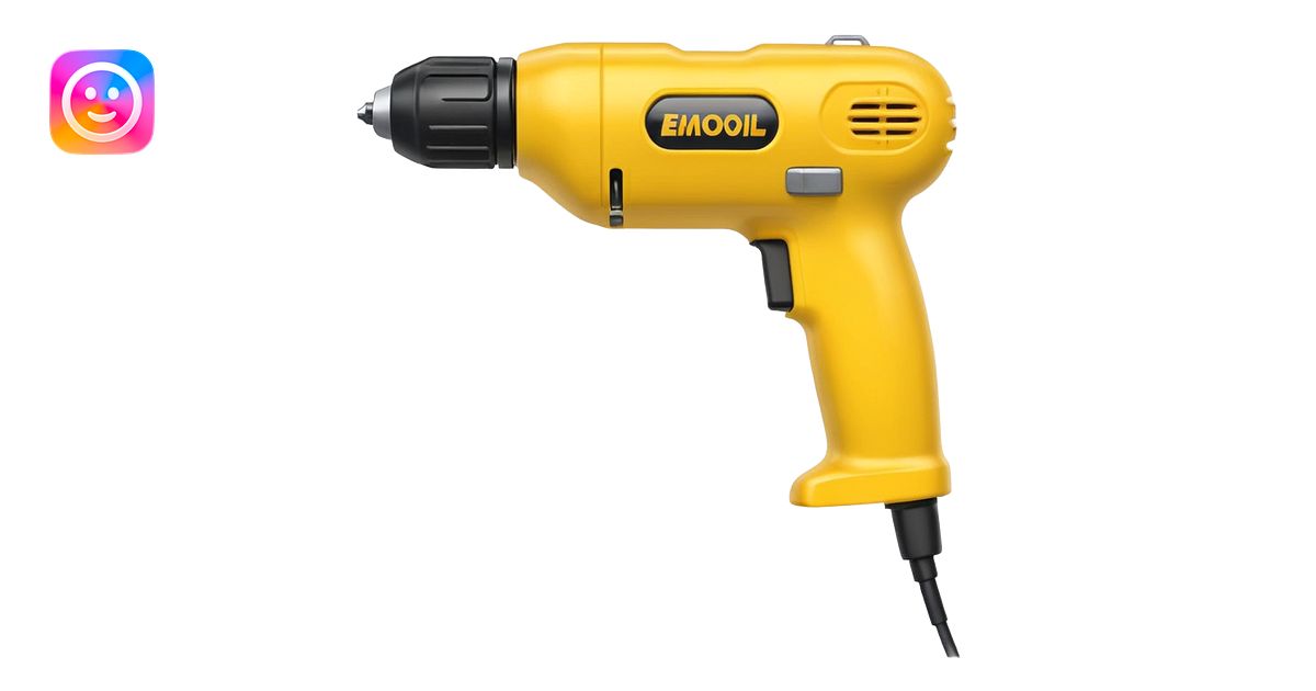 yellow power drill emoji | AI Emoji Generator