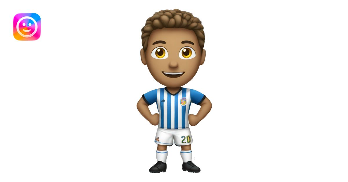 Soccer player goal emoji | AI Emoji Generator