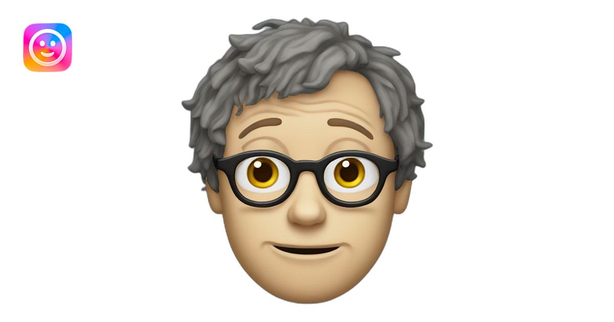 Stephen Merchant gollywog emoji | AI Emoji Generator