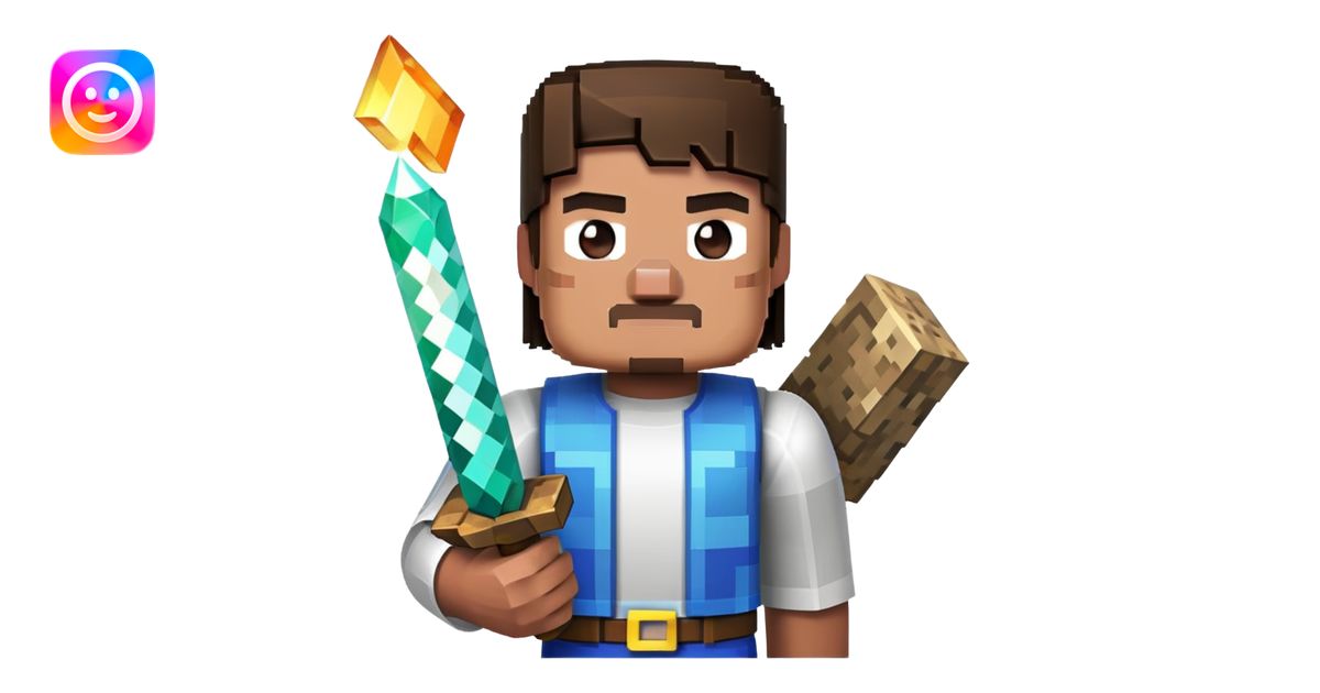 minecraft steve character emoji | AI Emoji Generator