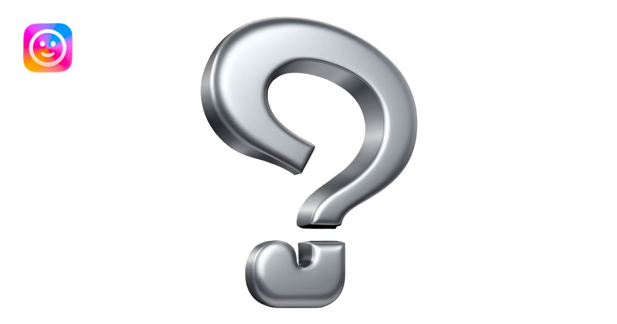 question mark emoji | AI Emoji Generator