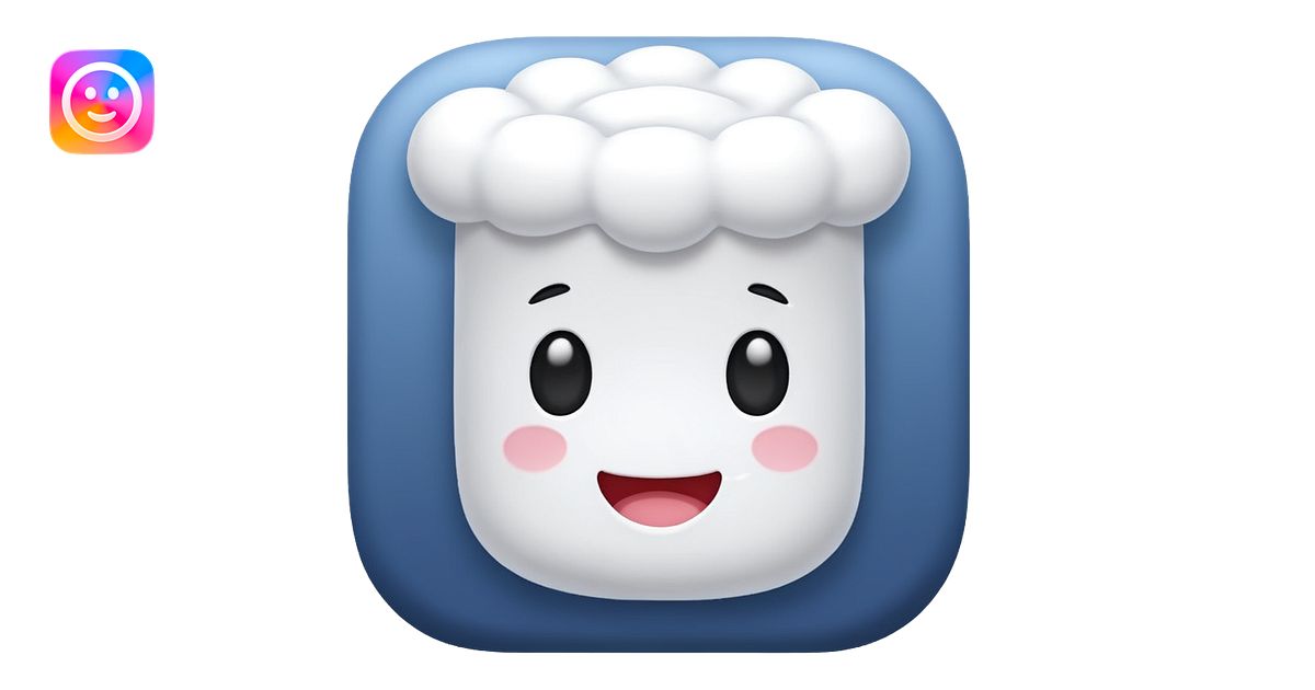 Marshmallow emoji | AI Emoji Generator