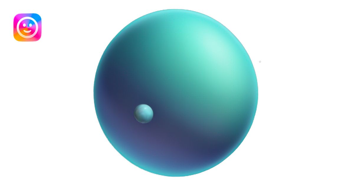 Planet Uranus emoji | AI Emoji Generator