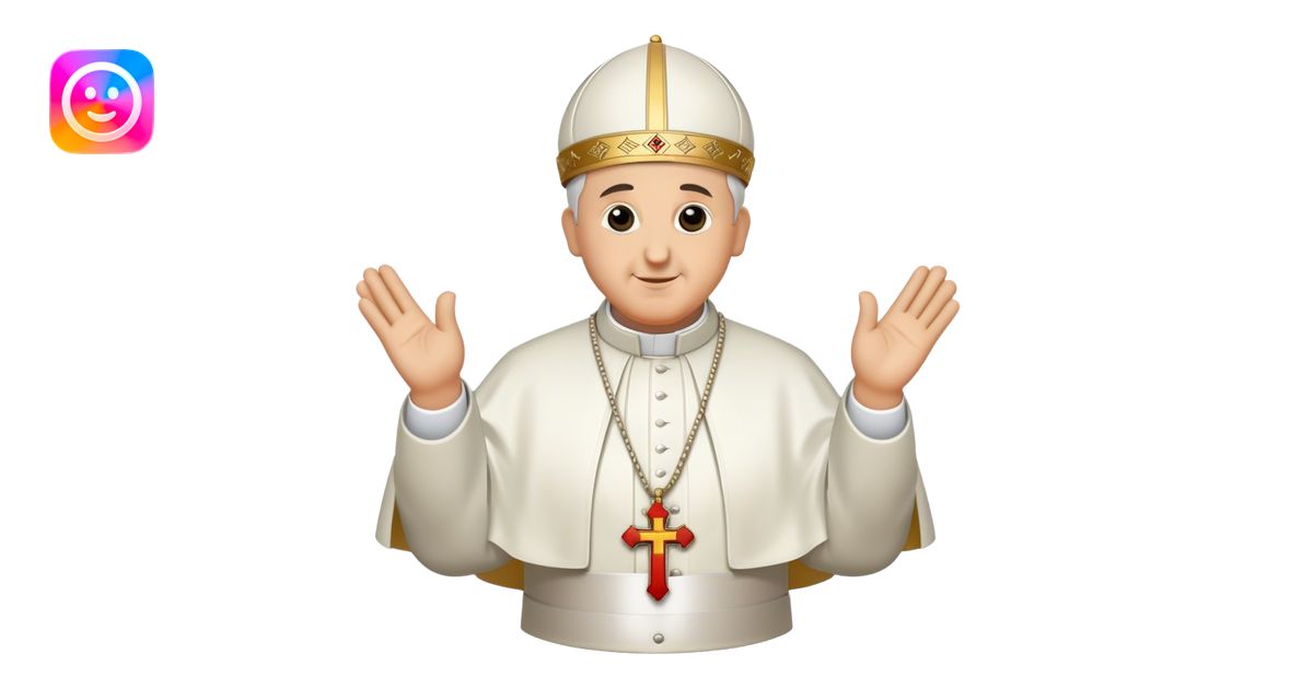Pope's emblem emoji | AI Emoji Generator
