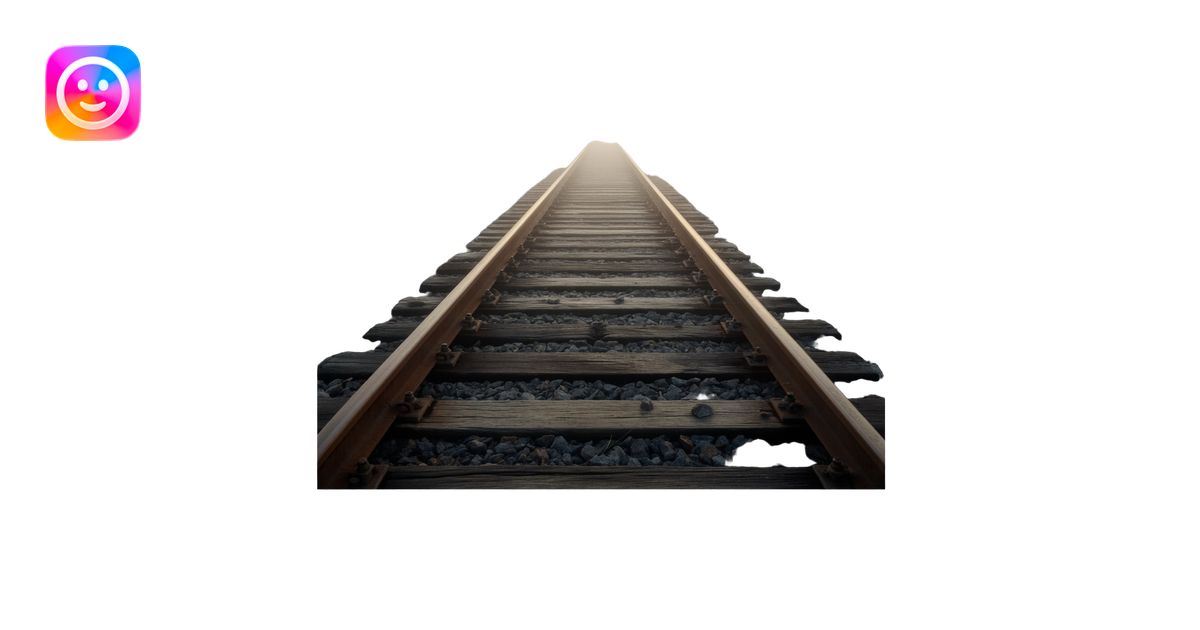 Railway Tracks emoji | AI Emoji Generator