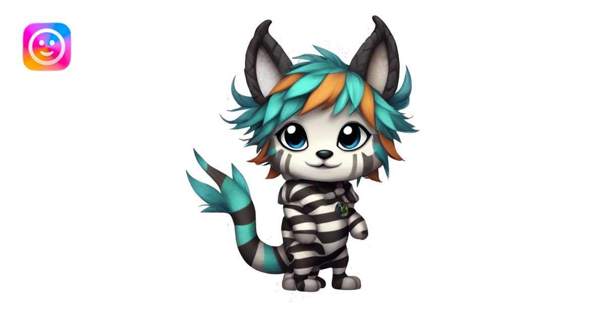 cute Kawaii edgy shy fantasy animal fursona Fionbri Vernid creature by ...