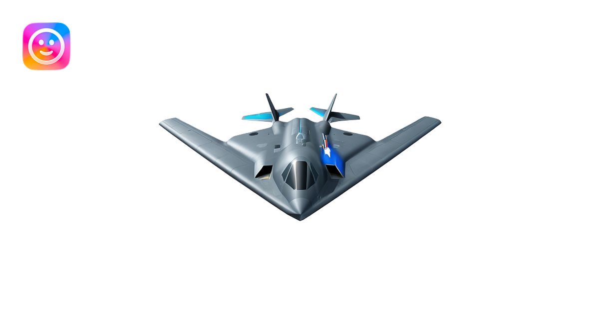 Assault Jet b-2 spirit emoji | AI Emoji Generator