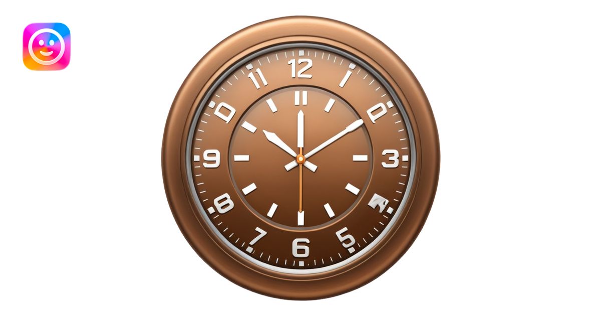 icon of time emoji | AI Emoji Generator