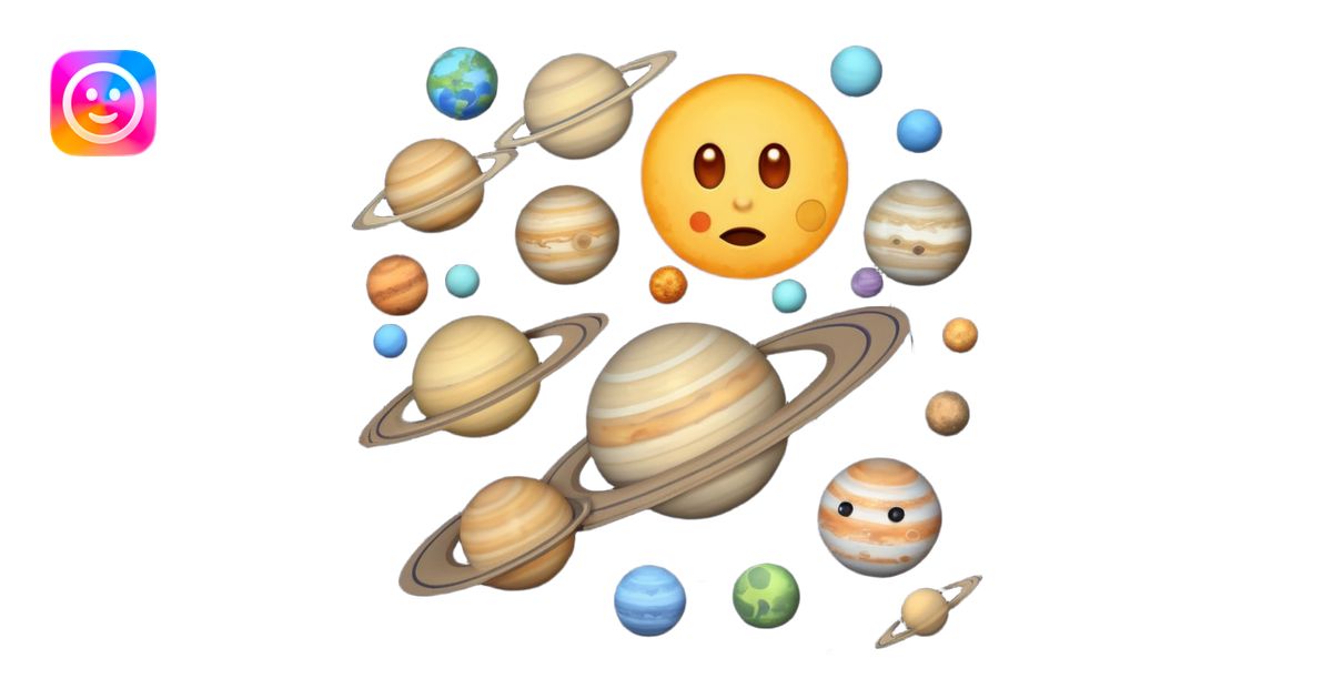 Solar system emoji | AI Emoji Generator