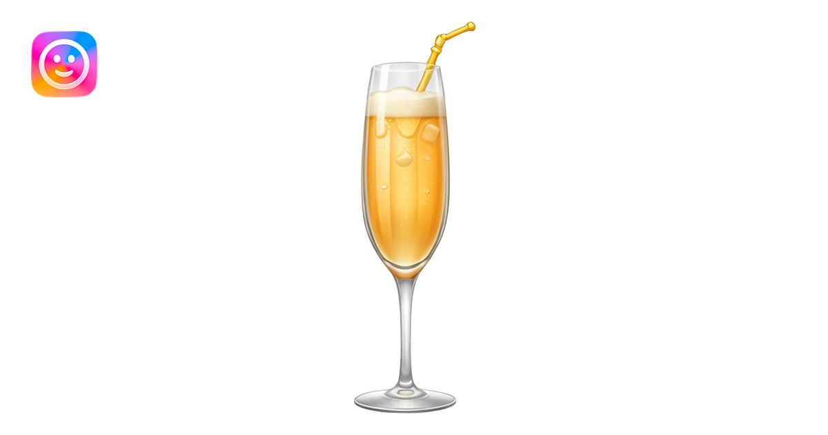 Orange buck fizz prosecco emoji | AI Emoji Generator