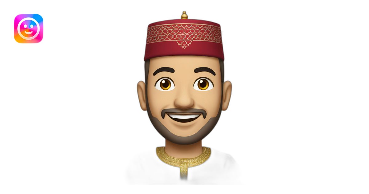 Roi du Maroc Mohammed VI emoji | AI Emoji Generator