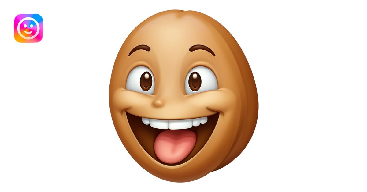 Laughing bean emoji | AI Emoji Generator