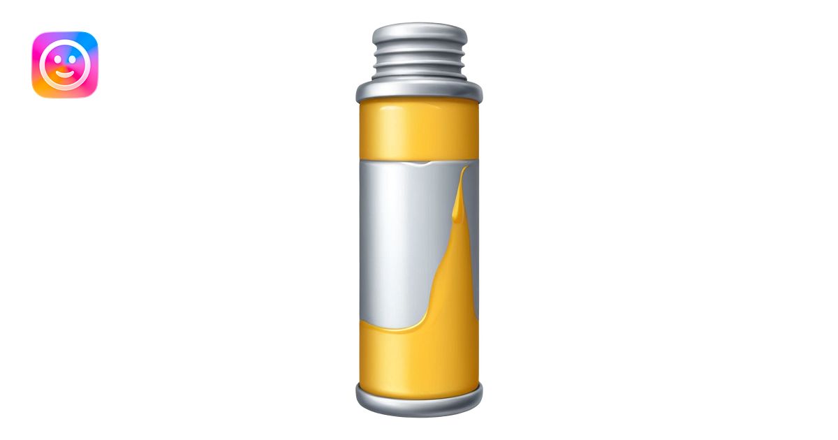 a white color oil paint tube emoji | AI Emoji Generator