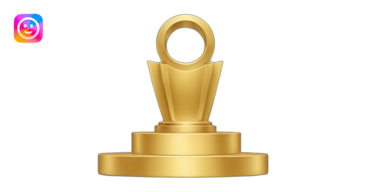 competition podium gold emoji | AI Emoji Generator