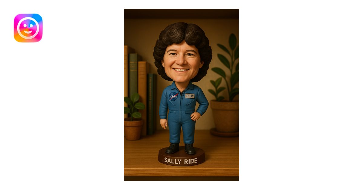 A woman's Sally Ride meme | AI Emoji Generator