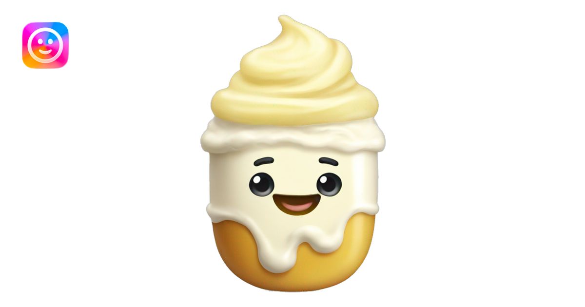 Mayonnaise emoji | AI Emoji Generator