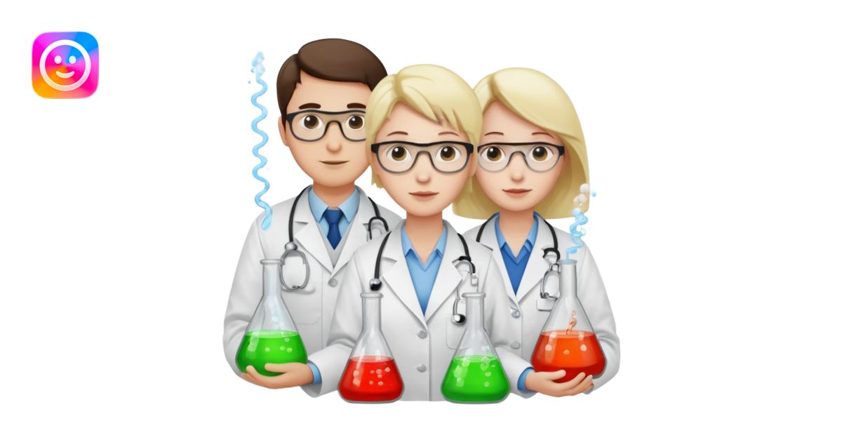 The team of three scientists is waist-deep, surrounded by chemical ...