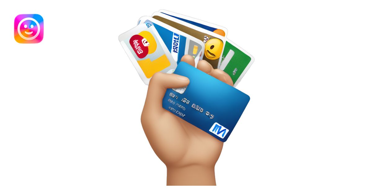 a hand holding 5 credit cards, emv chip, credit card, debit card, amex ...