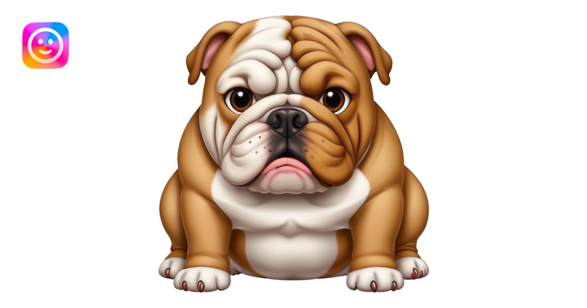 Donald Trump Bulldog emoji | AI Emoji Generator