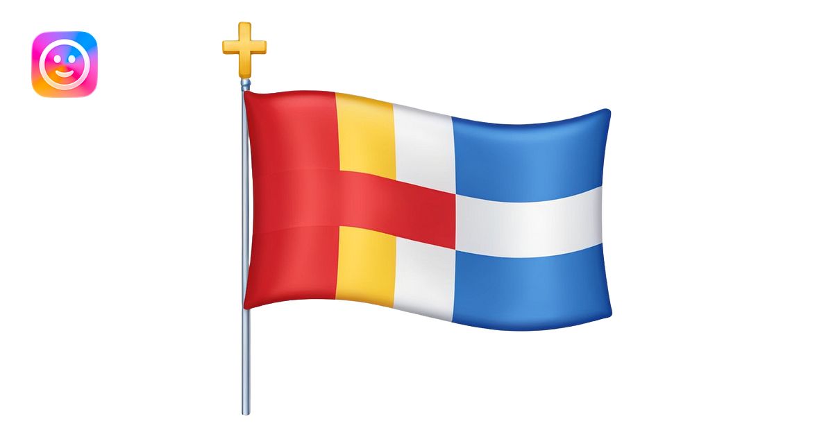 create a flag where the layout is like georgian one big cross for ...