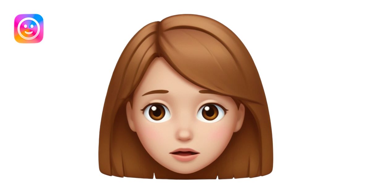 Girl embarrassed emoji | AI Emoji Generator