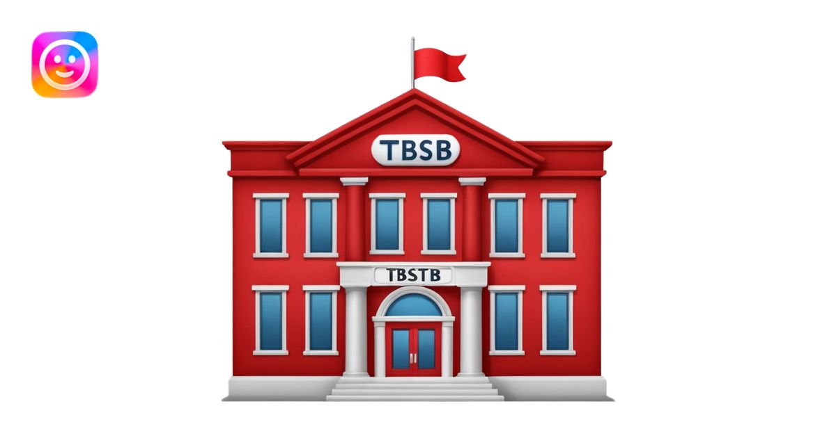A bank with red building and labeled the "TSB", not "TBSB", on the ...