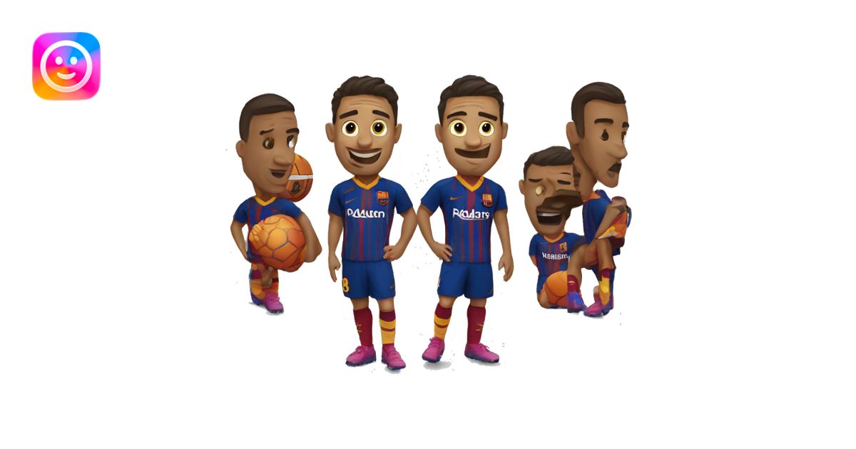 Barcelona Sporting club emoji | AI Emoji Generator