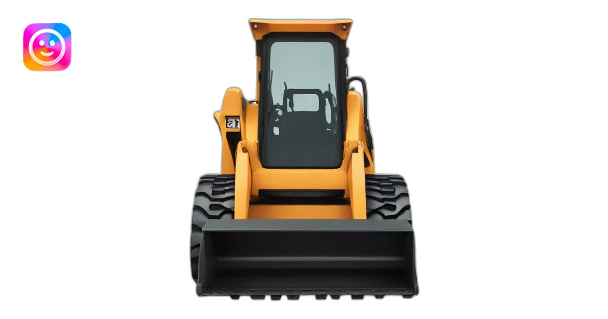 Skid-steer emoji | AI Emoji Generator