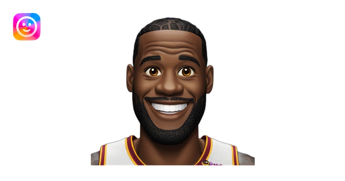 Lebron james smile emoji | AI Emoji Generator
