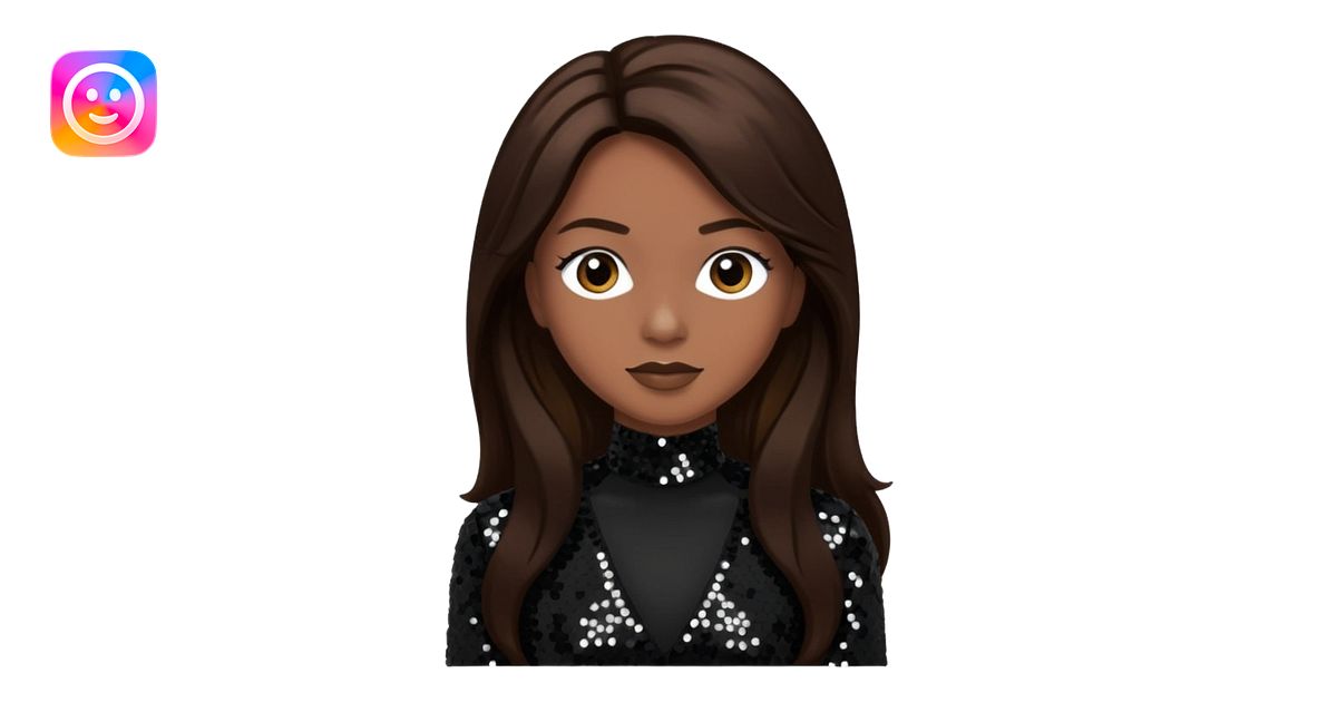 Terry Ellis from En Vogue with long dark brown hair, black sequin ...