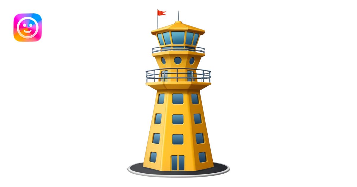 air traffic control tower emoji | AI Emoji Generator